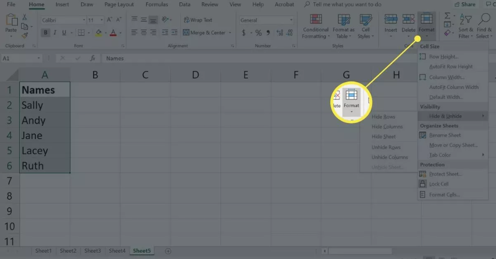 How To Hide Worksheets In Microsoft Excel