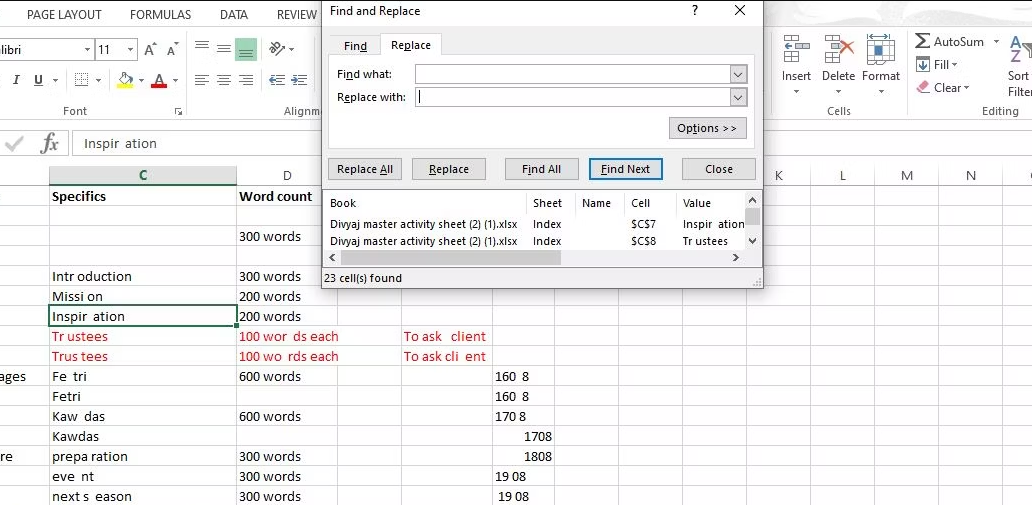 How To Delete Spaces In Microsoft Excel